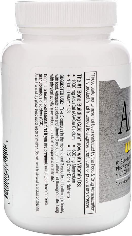 AdvaCAL Ultra 1000 Bone Building Calcium with Vitamin D3 & Magnesium ...