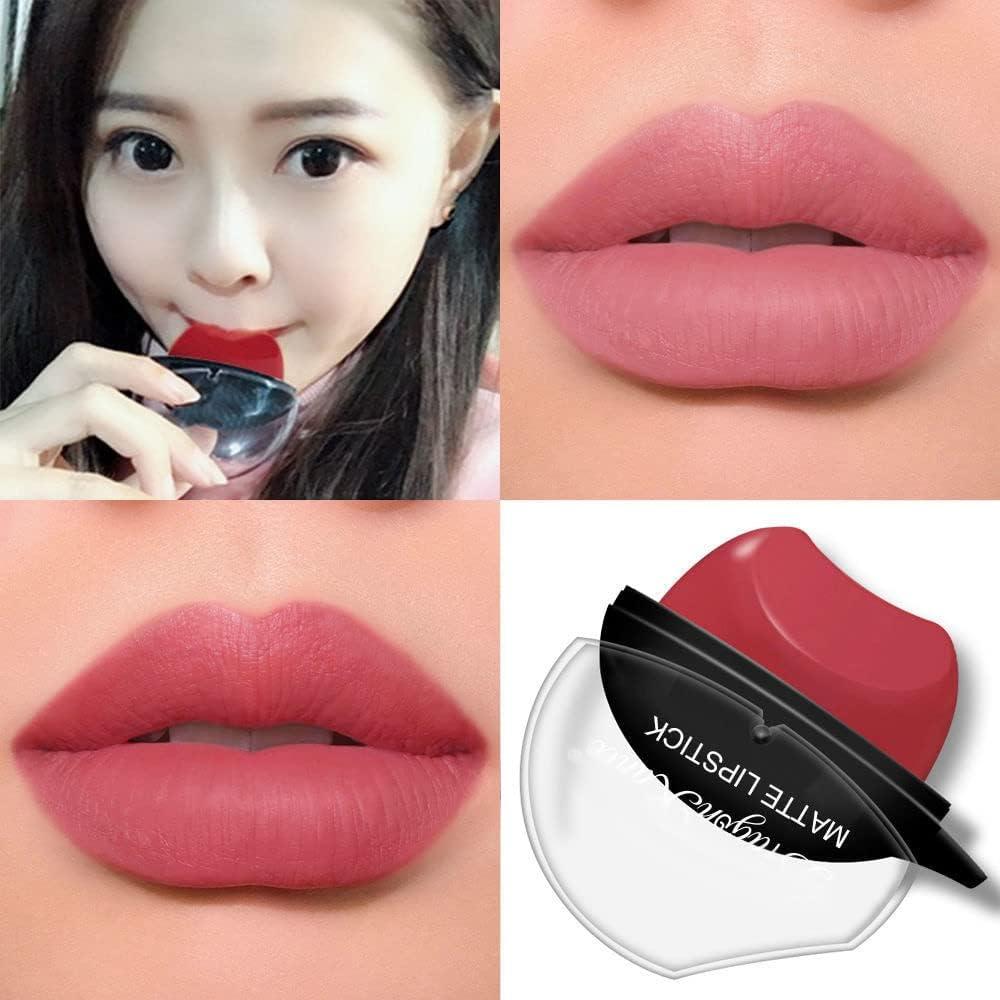 Lazy Lipstick Waterproof Lip Gloss - Shiny Lip Shape Design (06) | Buy ...