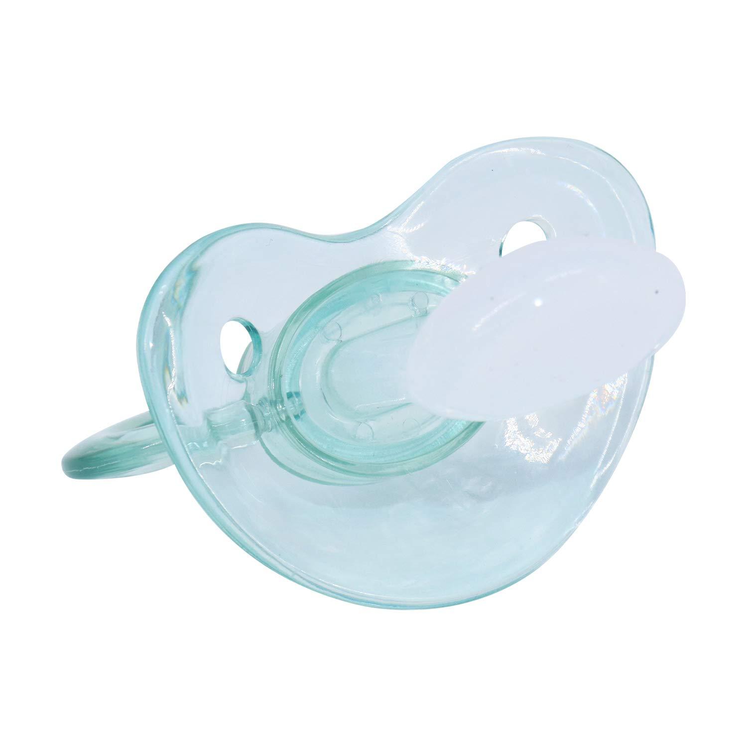 Adult Baby Pacifier ABDL Silicone Candy Gloss Pacifier - Cute Green ...