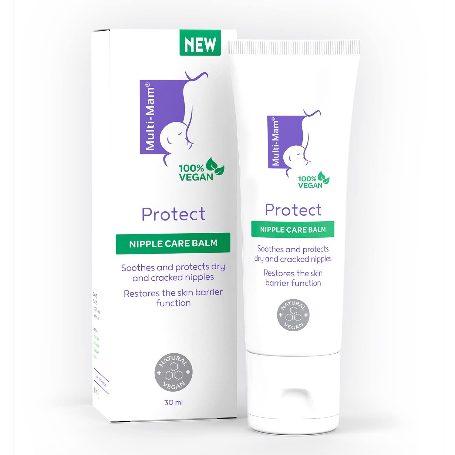 Multi-Mam Protect Nipple Cream - Soothes & Protects Dry Cracked Nipples ...