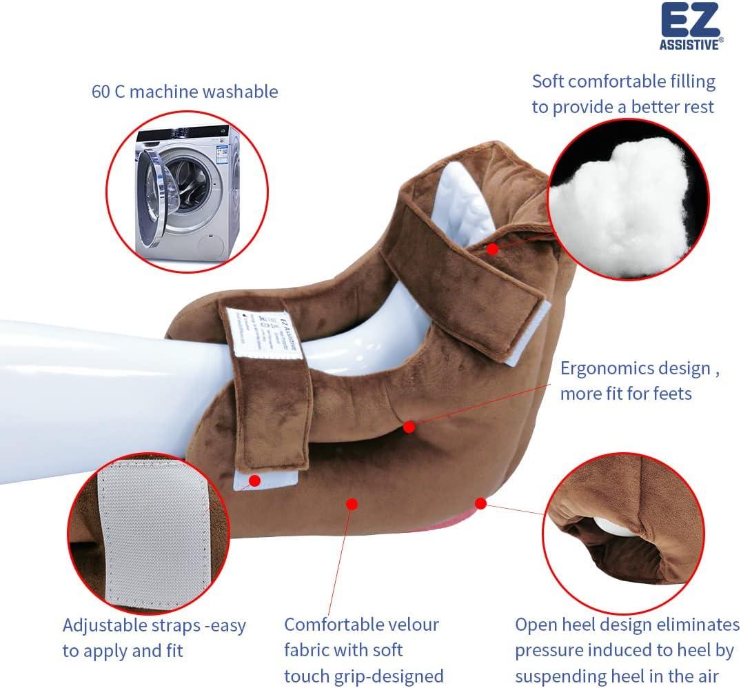 EZ Assistive 1pc Velour Heel Protector Cushion Foot Pillow Remove ...