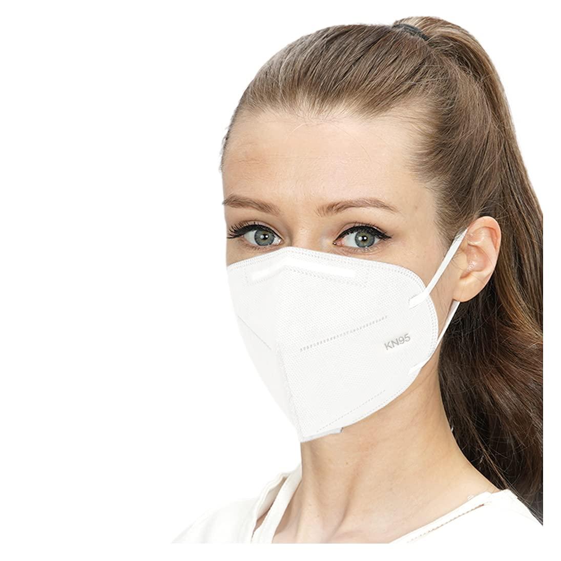 Buy ApePal 5-Layer KN95 Face Masks - 50PCS Black with Elastic Ear Loops ...