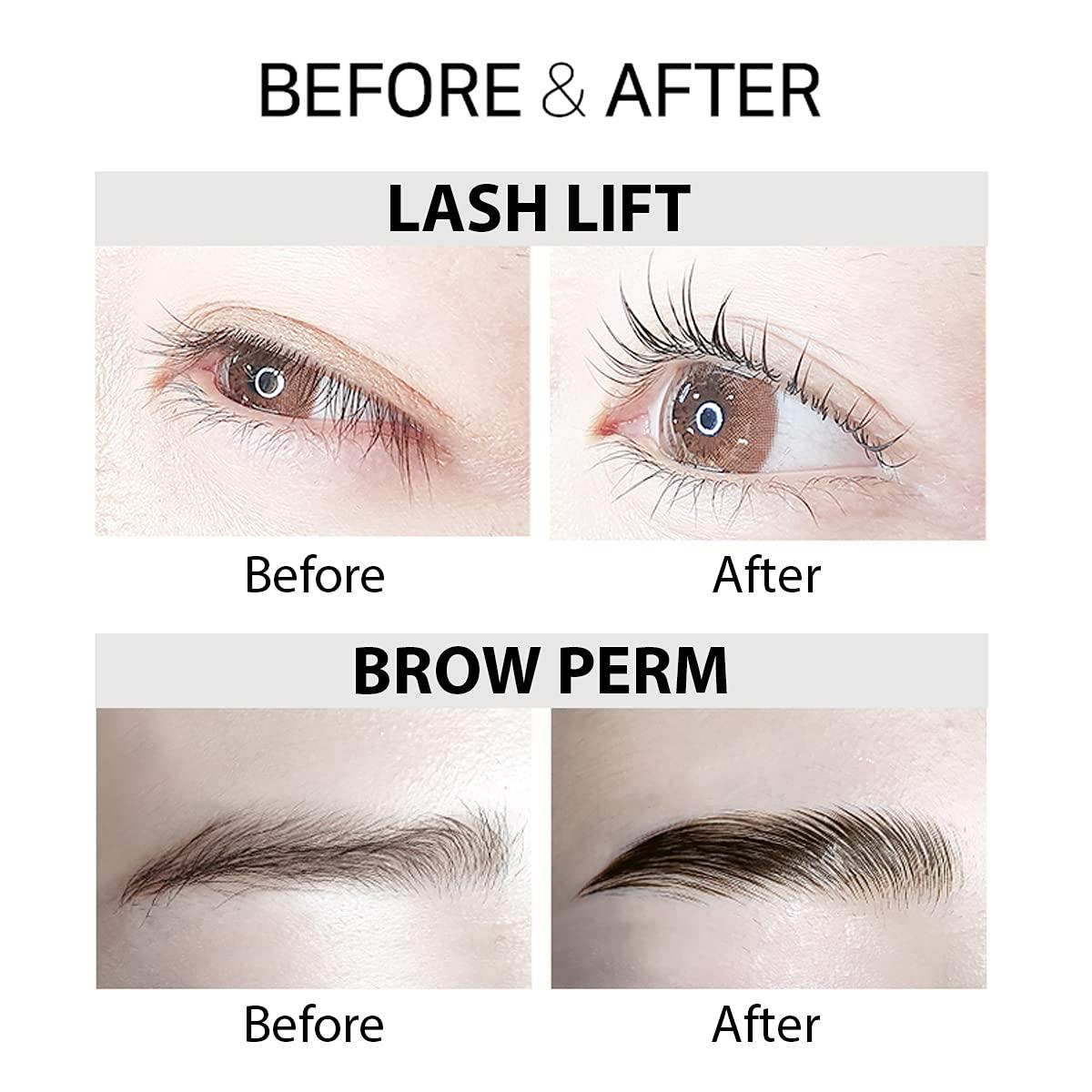 Amber Lash Up Eyebrow Lamination & Eyelash Lift Kit | Step 1 & 2 20ml ...