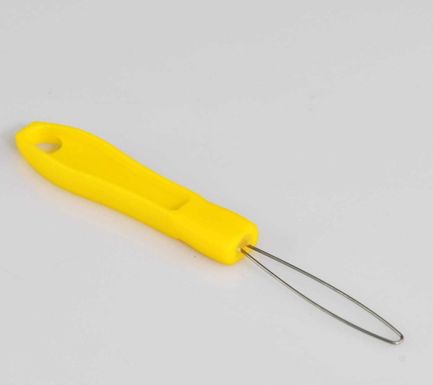 HOME-X Button Hook Helper Tool for Elderly - Yellow, 6 L x W | One-Hand ...