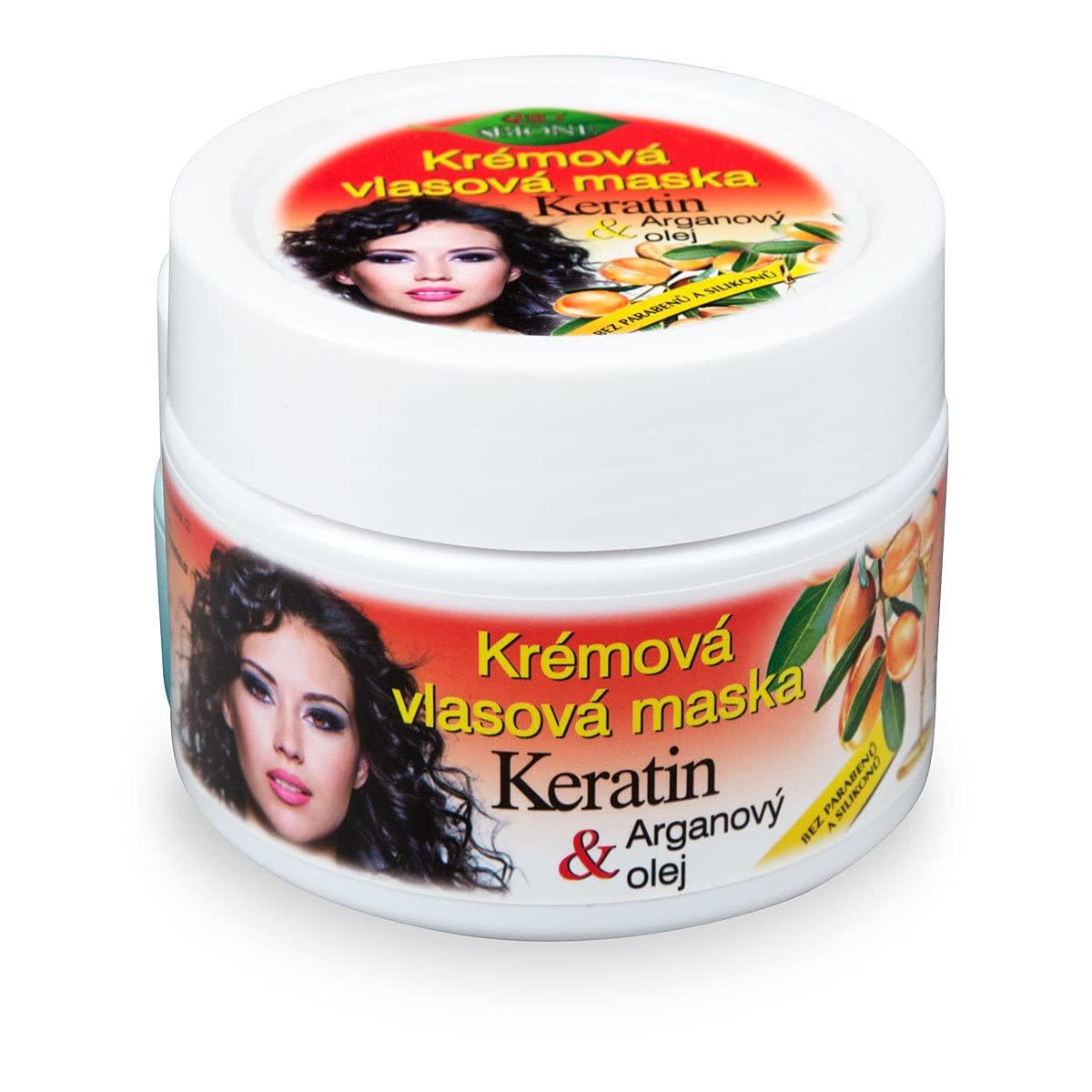 Bione 100% Organic Vegan Hair Mask with Keratin & Argan Oil - No ...