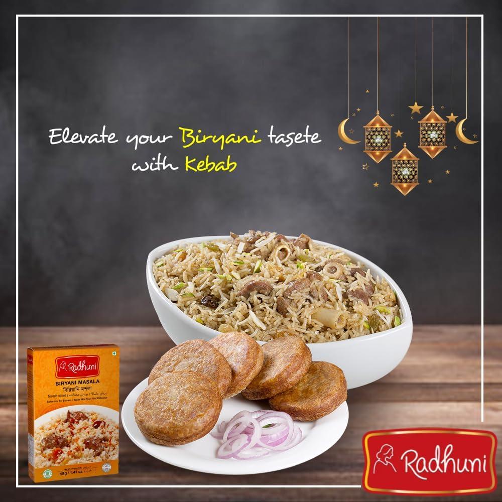 Radhuni Variety Muti-Packs: Biryani with Roast & kebab 3 x Multi-Packs ...