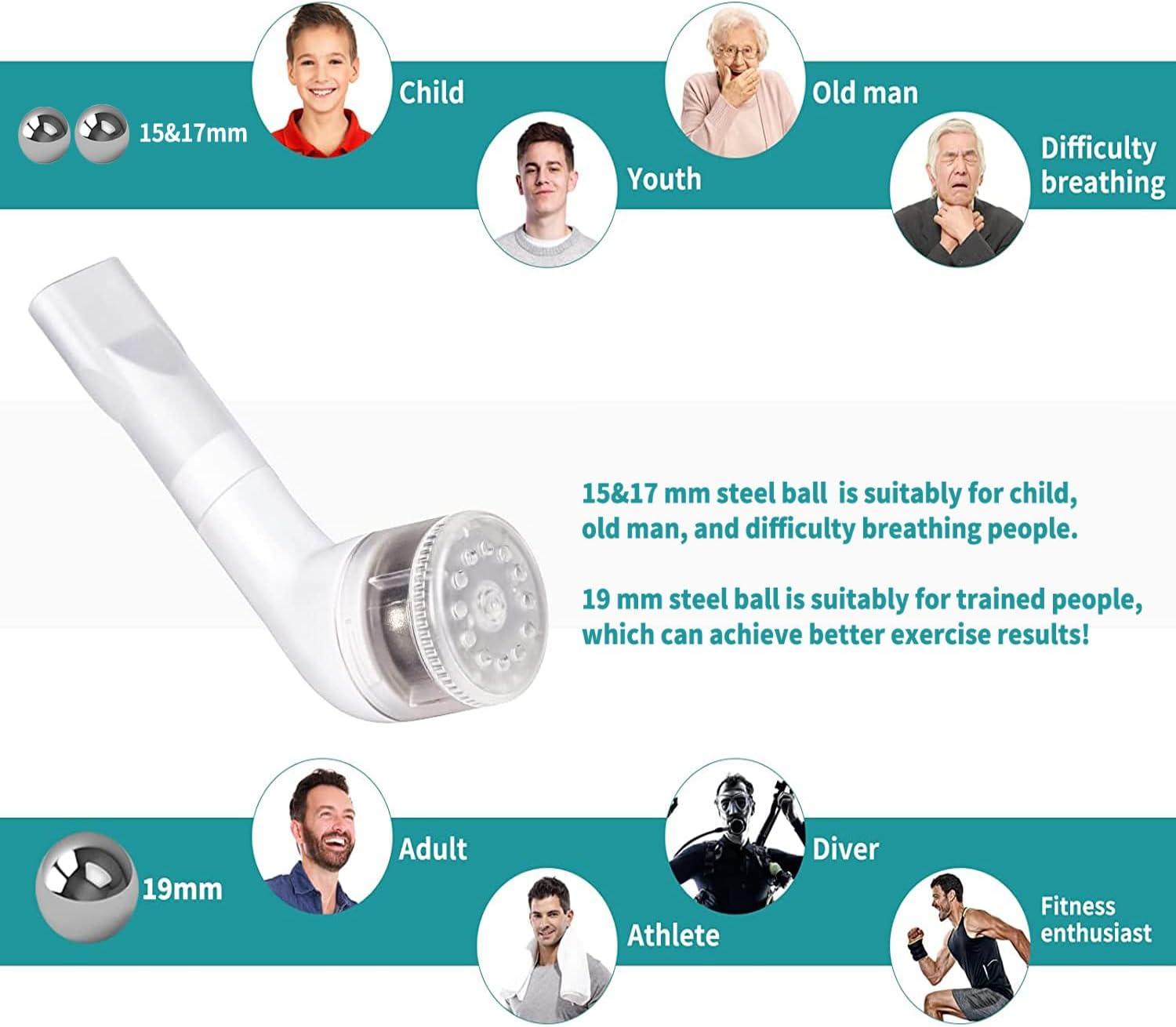 BOKANG Breathing Trainer - Lung Exercise Device for Mucus Removal ...