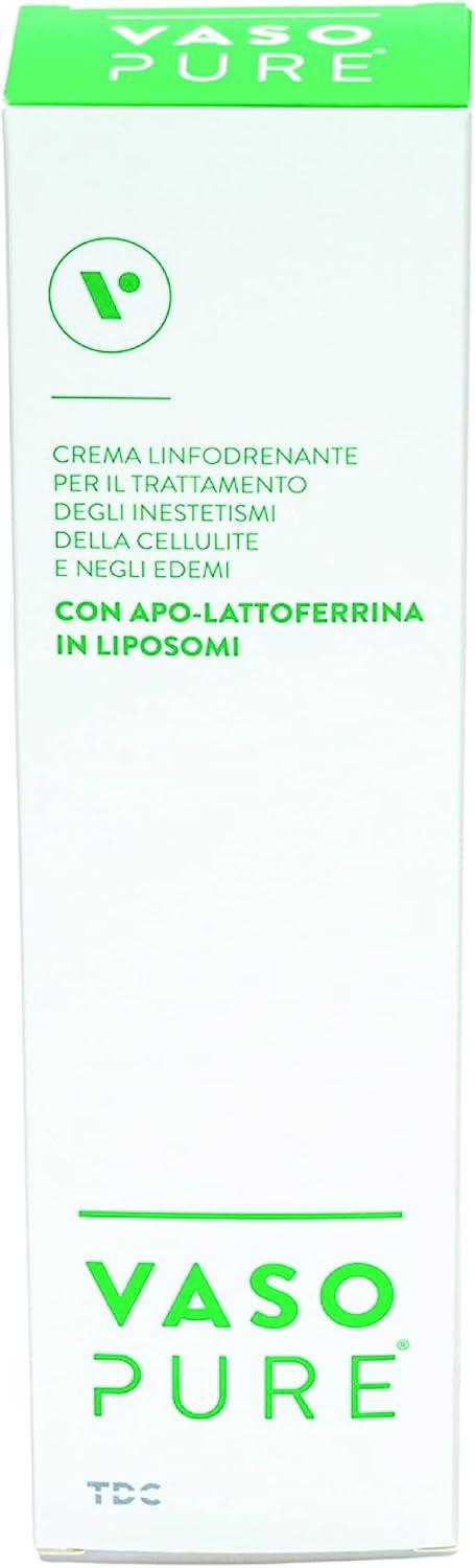 TDC Technology Vasopure 200 ml - Lymphatic Drainage Cream for Cellulite ...