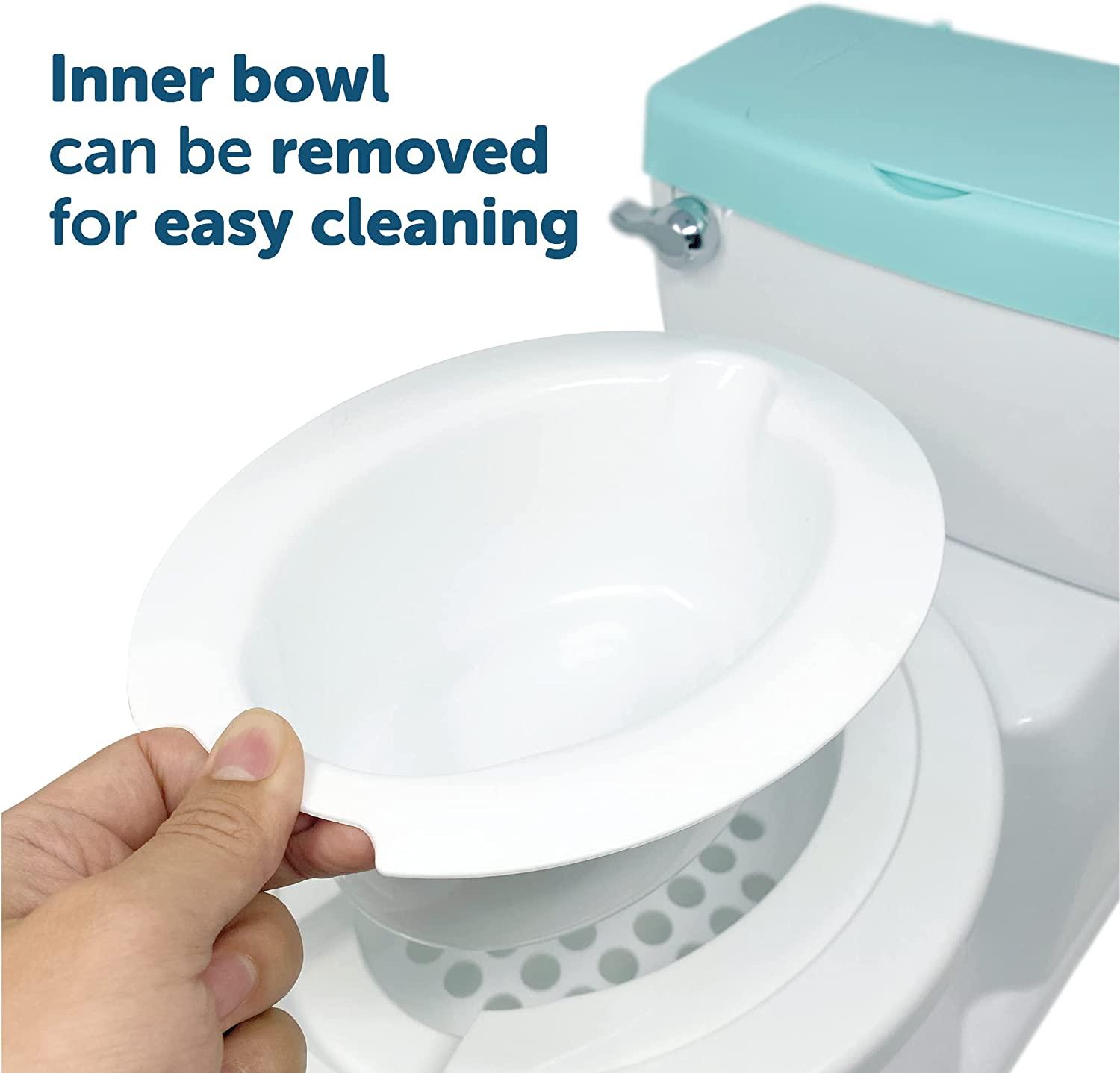 Real Feel Potty with Wipes Storage | Transition Seat & Disposable ...