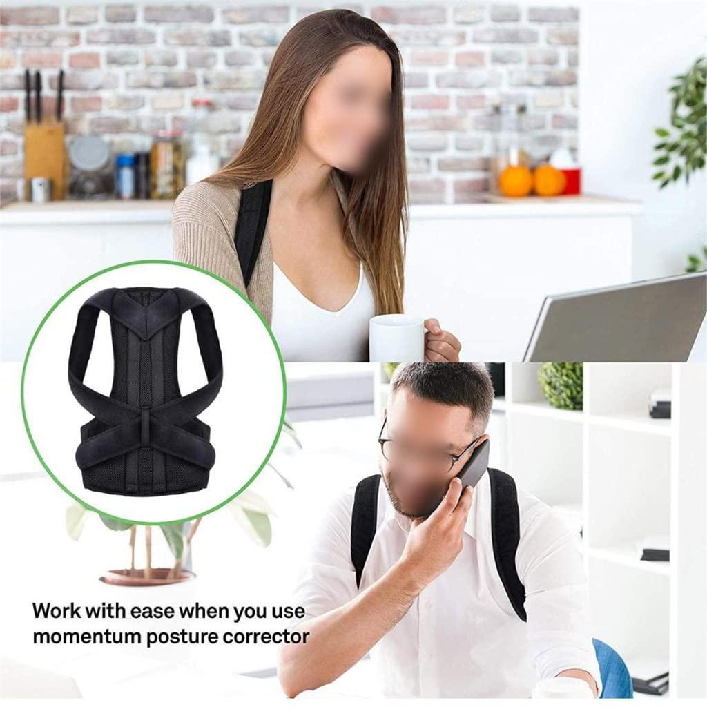 Adjustable Posture Corrector Back Support Shoulder Back Brace Posture ...