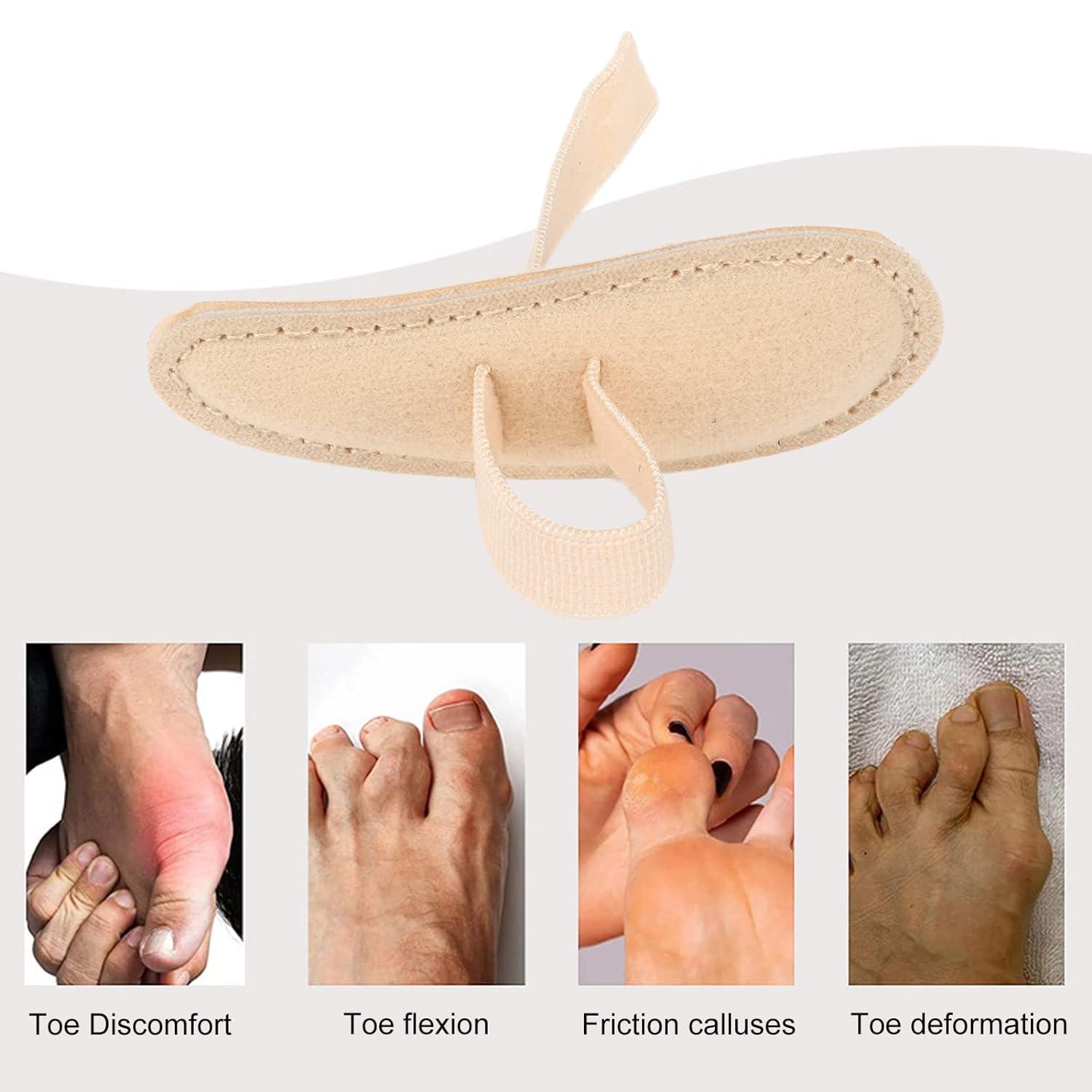 Adjustable Toe Buttress Pad - Hammer Toe Corrector for Foot Support ...