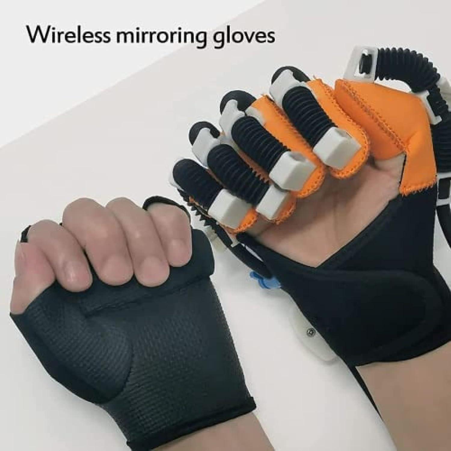 Upgrade Finger Training Rehabilitation Gloves Stroke Hand Splint Robot ...