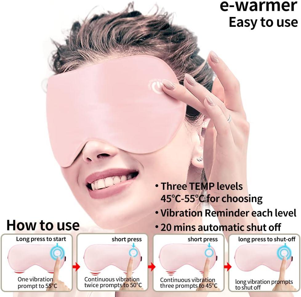 Ewarmer Cordless Heated Eye Mask for Stye Blepharitis Treatment ...