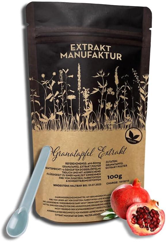 100g Pure Pomegranate Extract Powder - Additive-Free Punica Granatum ...