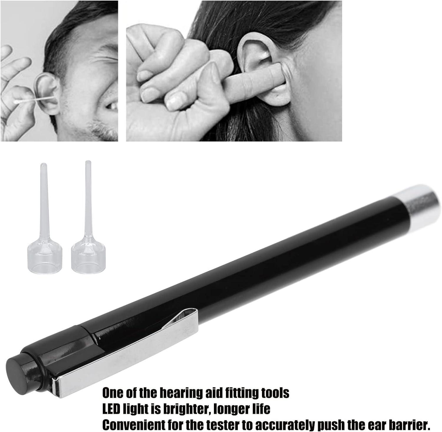 LED Ear Check Light & Otoscope - Clean Earwax & Examine Ear Canal ...