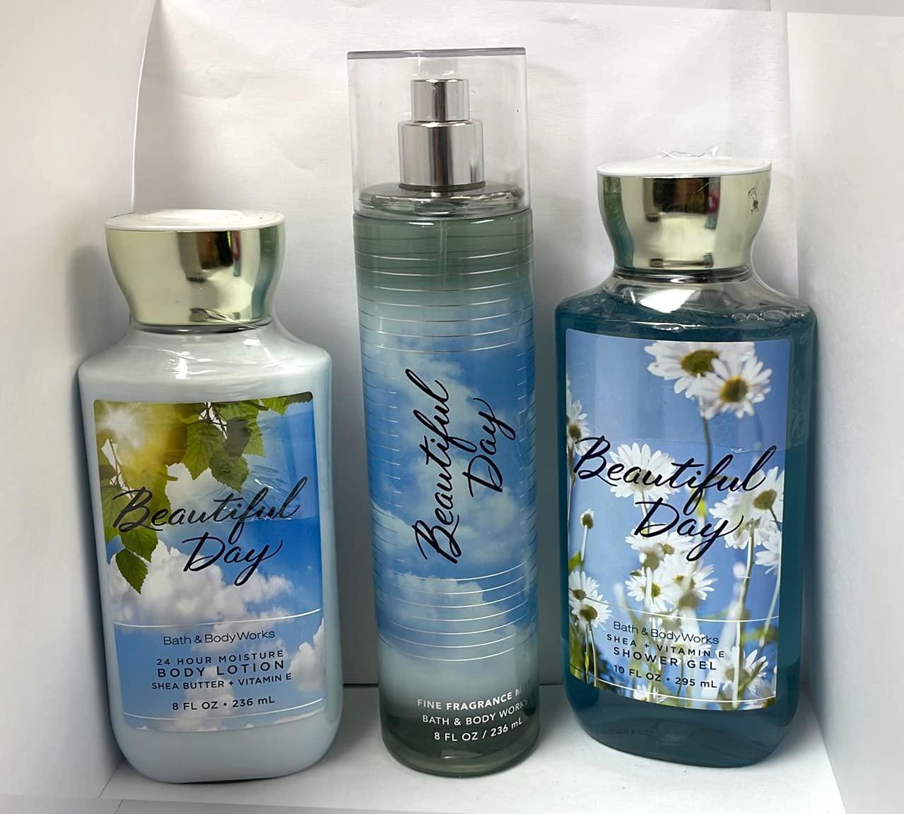 Bath & Body Works Beautiful Day Gift Set - Daily Trio (Full-Sizes ...