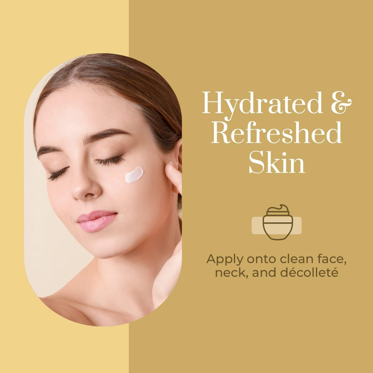 Clear Beauty 24K Gold and Collagen Daily Face Moisturizer | Reduce Age ...