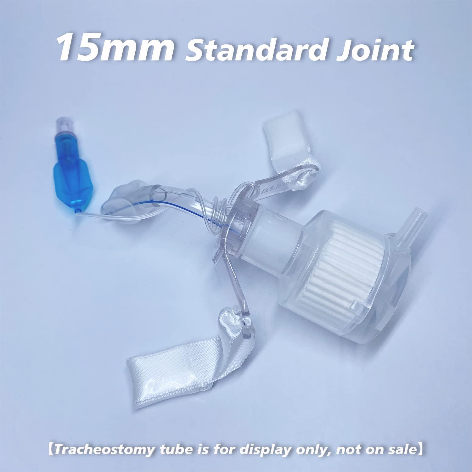 TICOMI Tracheostomy Humidifier Breathing Filter HME (10 per Box, 15mm ...