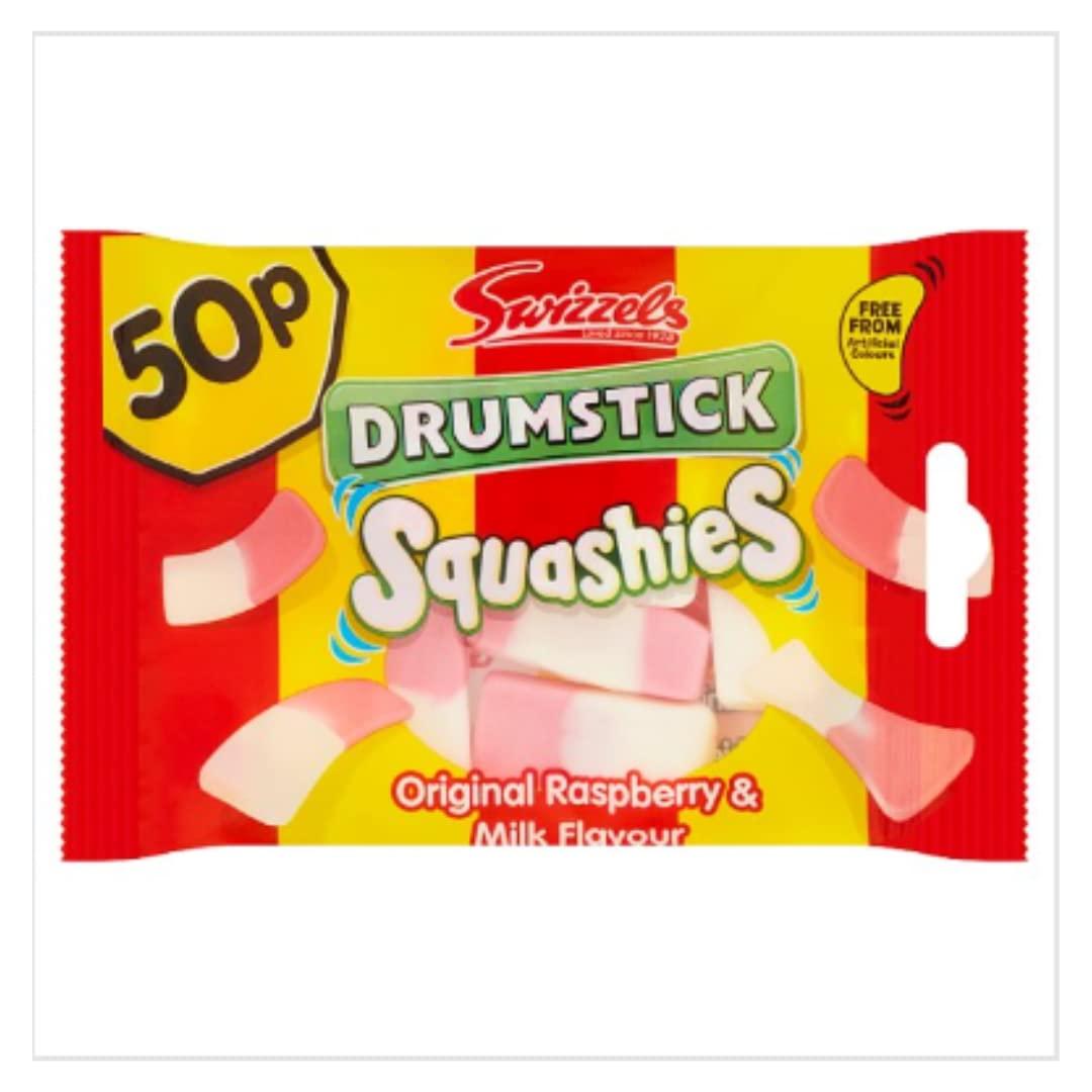 Swizzels Drumstick Squashies Original Raspberry & Milk Flavour x Case ...