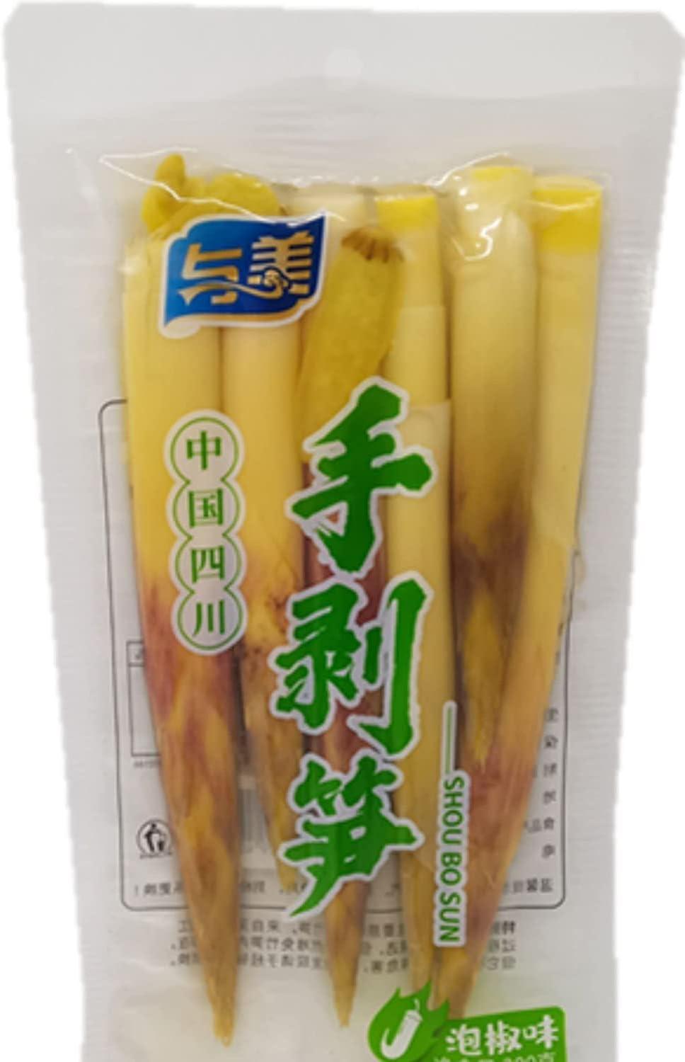 Hand Peeled Bamboo Shoots 200g/400g Fresh Pickled Vegetables Instant ...