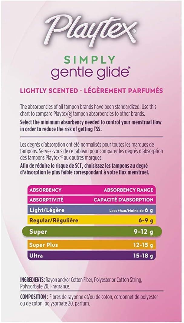 Playtex Plastic Tampons Gentle Glide 360 Super Unscented - 36 ct | Buy ...