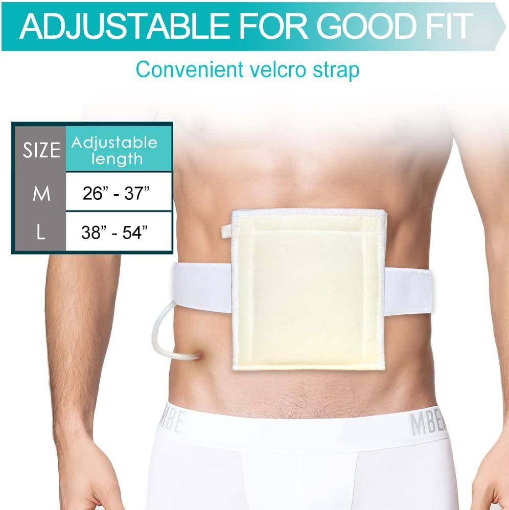 G Tube Holder with 6 Inch Sponge Pad for Peritoneal Dialysis Belt ...