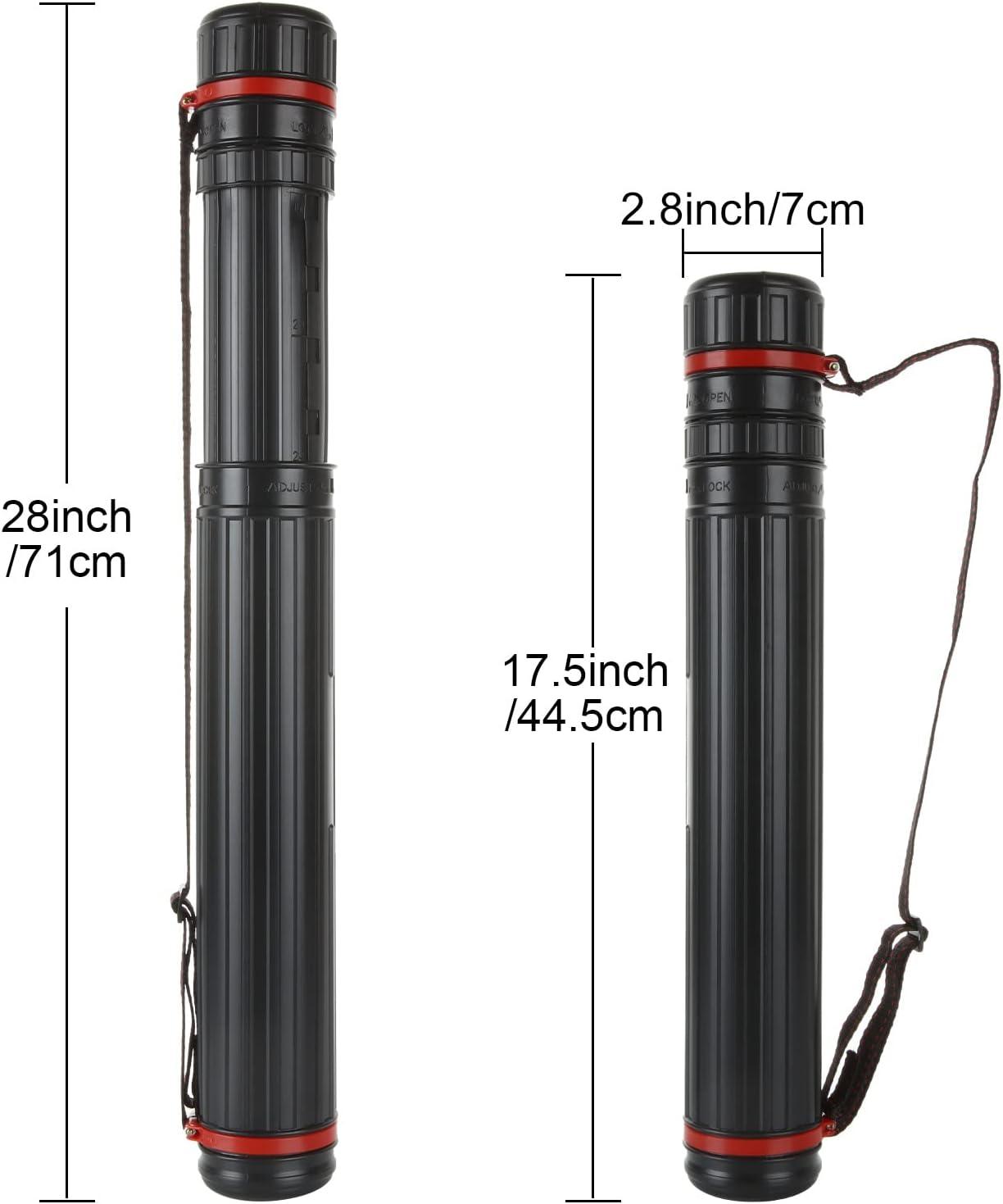 3 Pack Extendable Poster Tubes - Telescoping Art Transport Tubes for ...