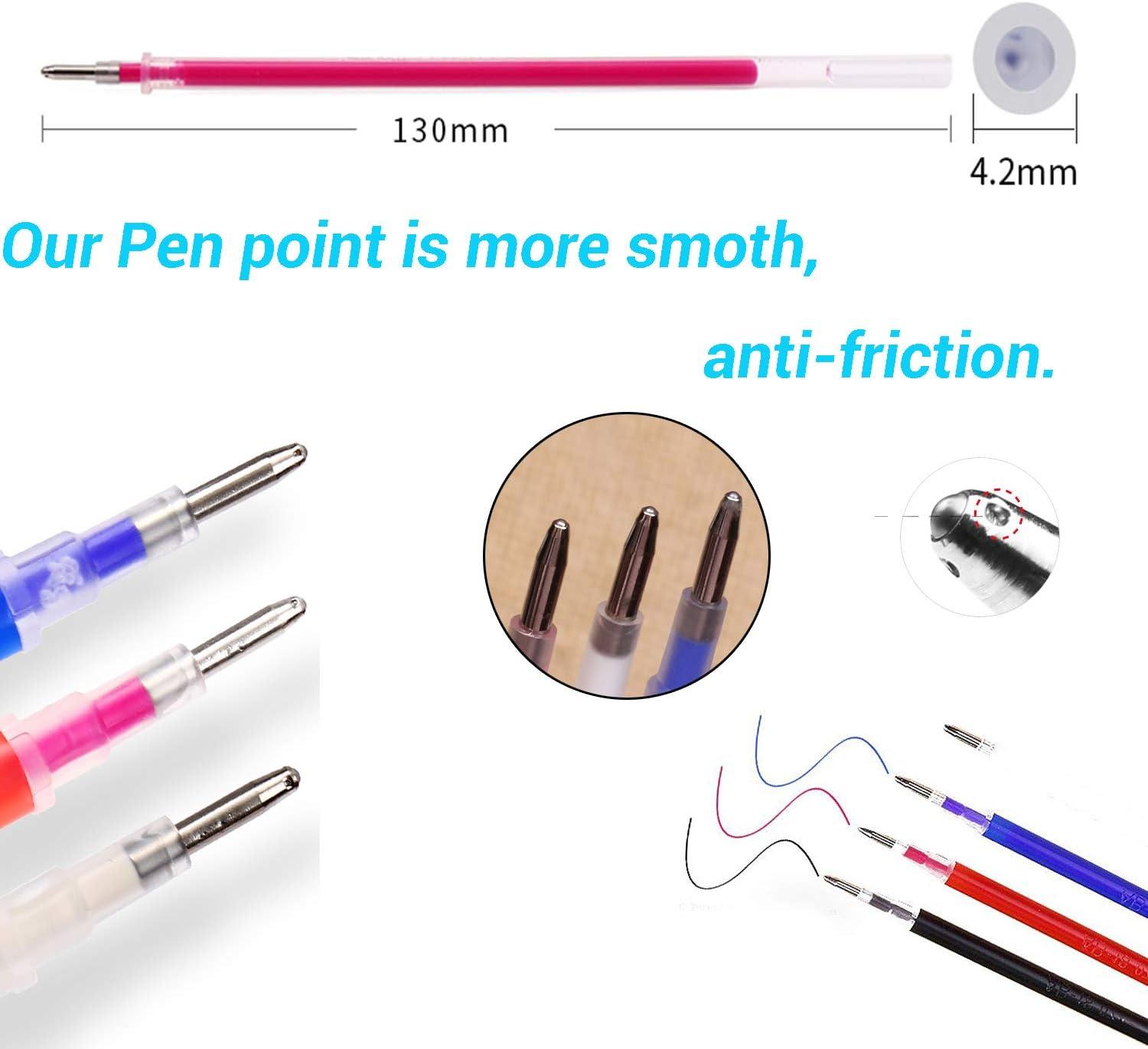 WedFeir Heat Erasable Fabric Marking Pens with 28 Refills - Ideal for ...
