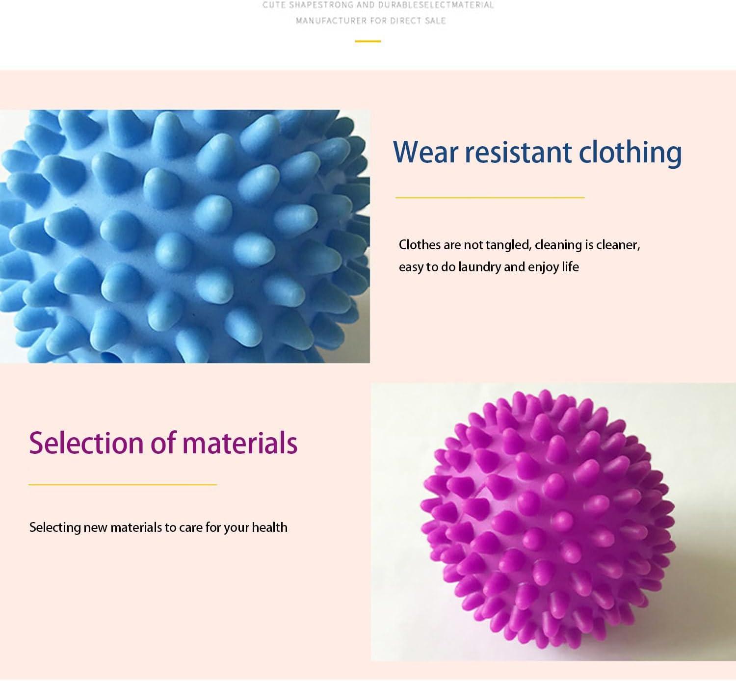 Luckious Brand 4 PCS Dryer Balls - Reusable Laundry Balls for Reduced ...