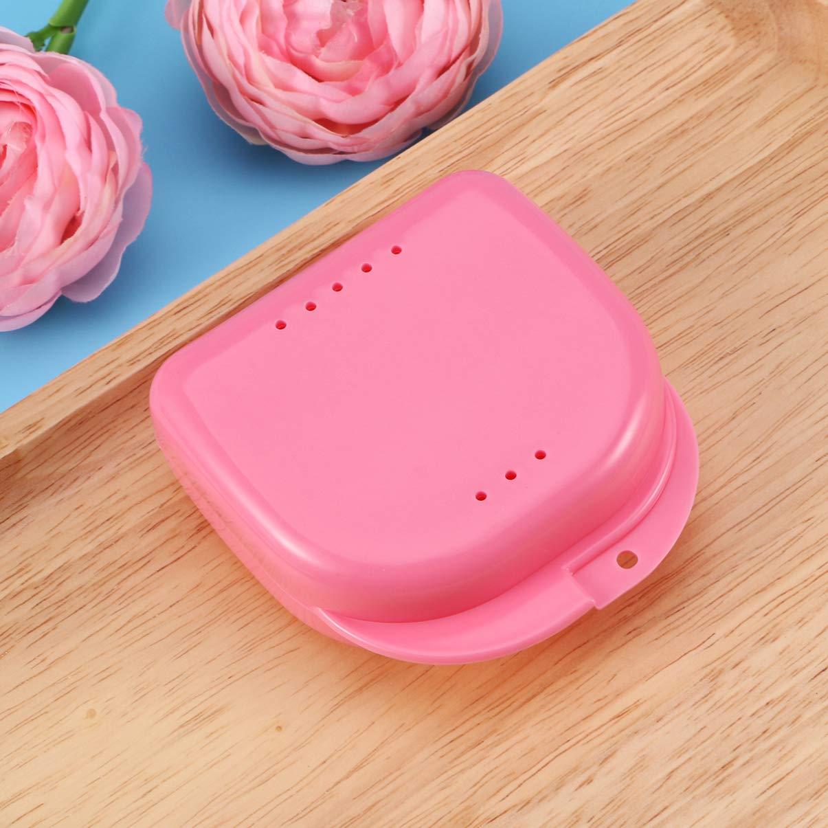 EXCEART Partial Denture Case with Vent Holes - False Teeth Storage ...