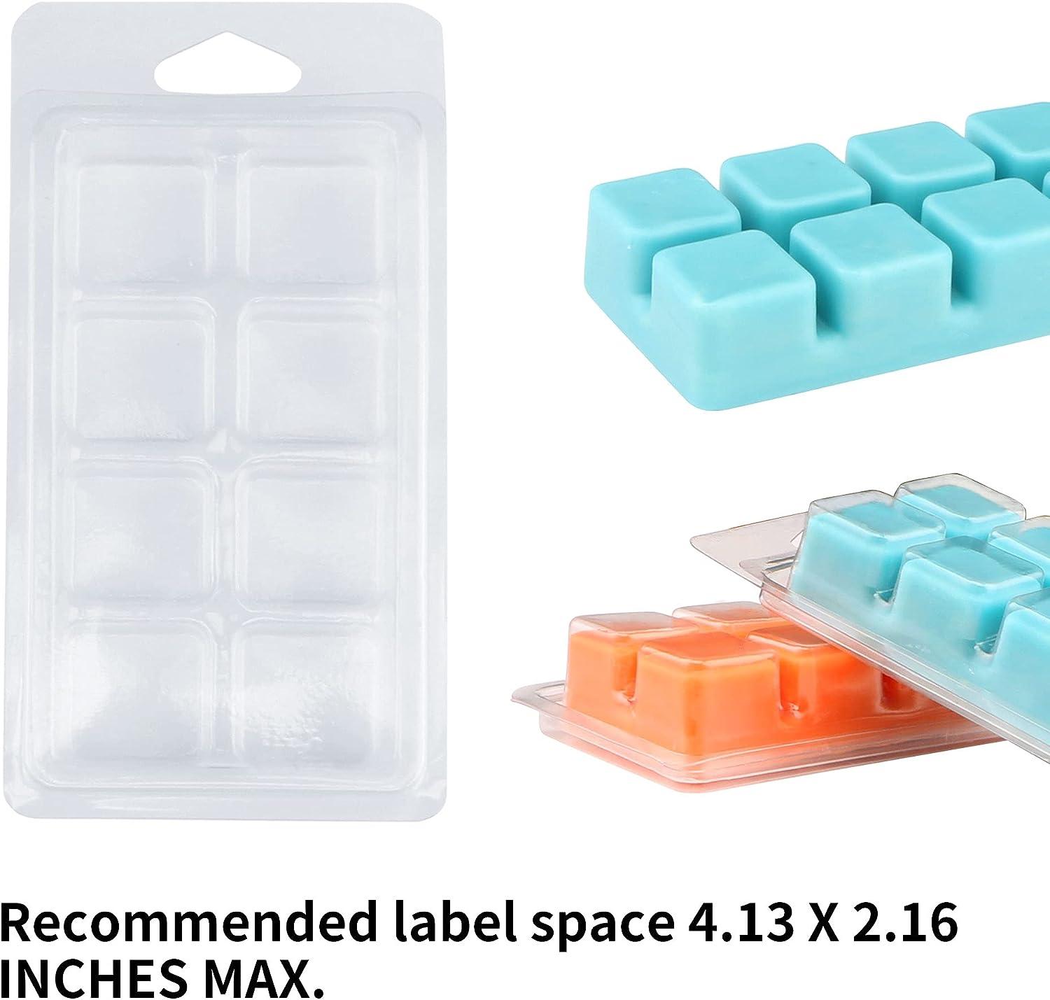 EUPNHY Wax Melt Containers - 25 Pack Clear Plastic Molds for Tarts and ...