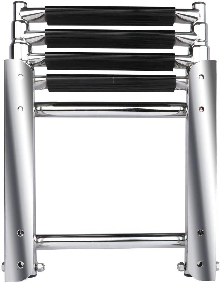 Marinebaby 4 Step Telescoping Boat Boarding Ladder - 316 Stainless ...