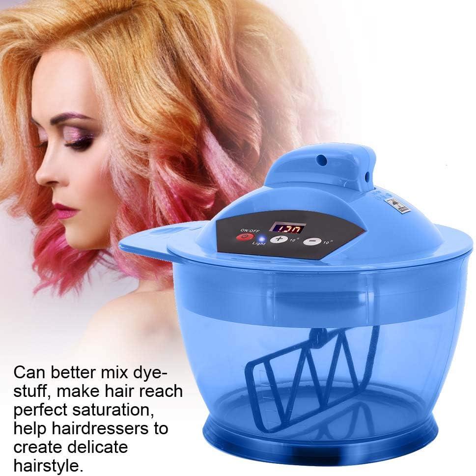 Electric Hair Coloring Bowl Mixer - Blue | Automatic Hair Dye Cream ...