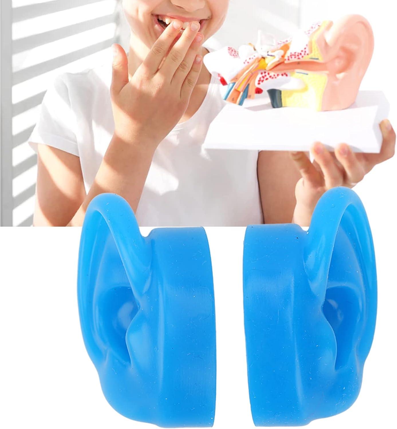 Soft Silicone Human Ear Model for Jewelry Display and Piercing Practice ...