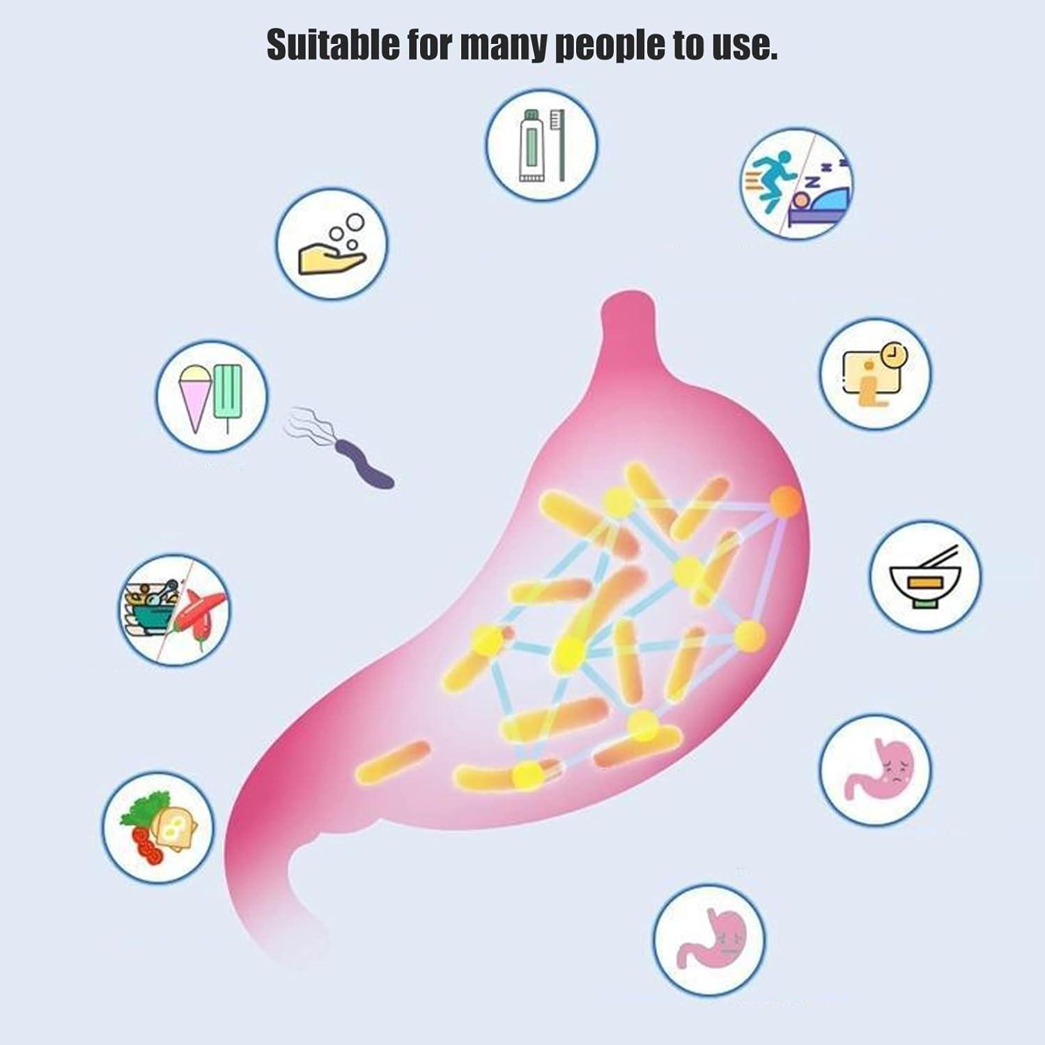 10-Piece Helicobacter Pylori Test Kit - Portable Home Self-Test for Bad ...