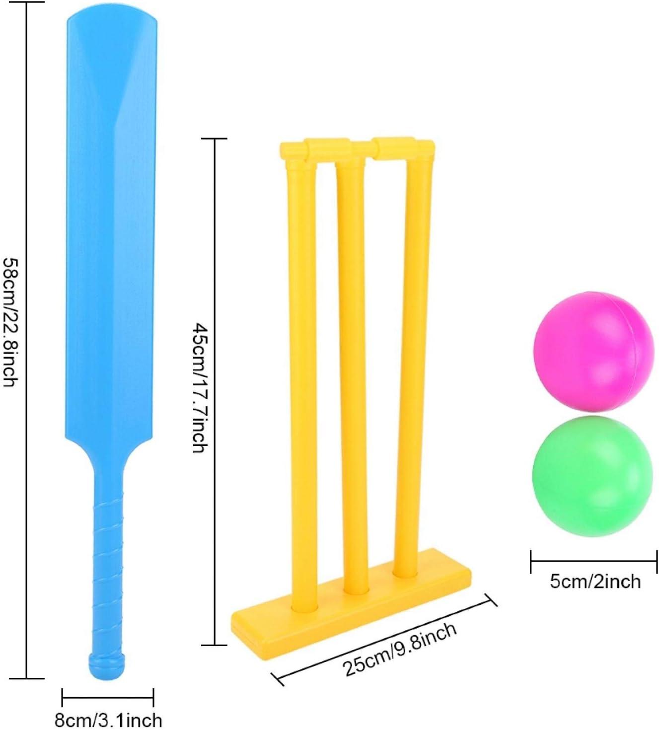 Aramox Kids Cricket Kit - Outdoor ABS Cricket Set for Boys and Girls ...
