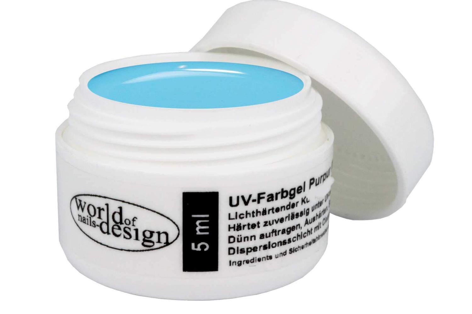 Buy World of Nails Design UV Color Gel - Light Blue 5 ml ...