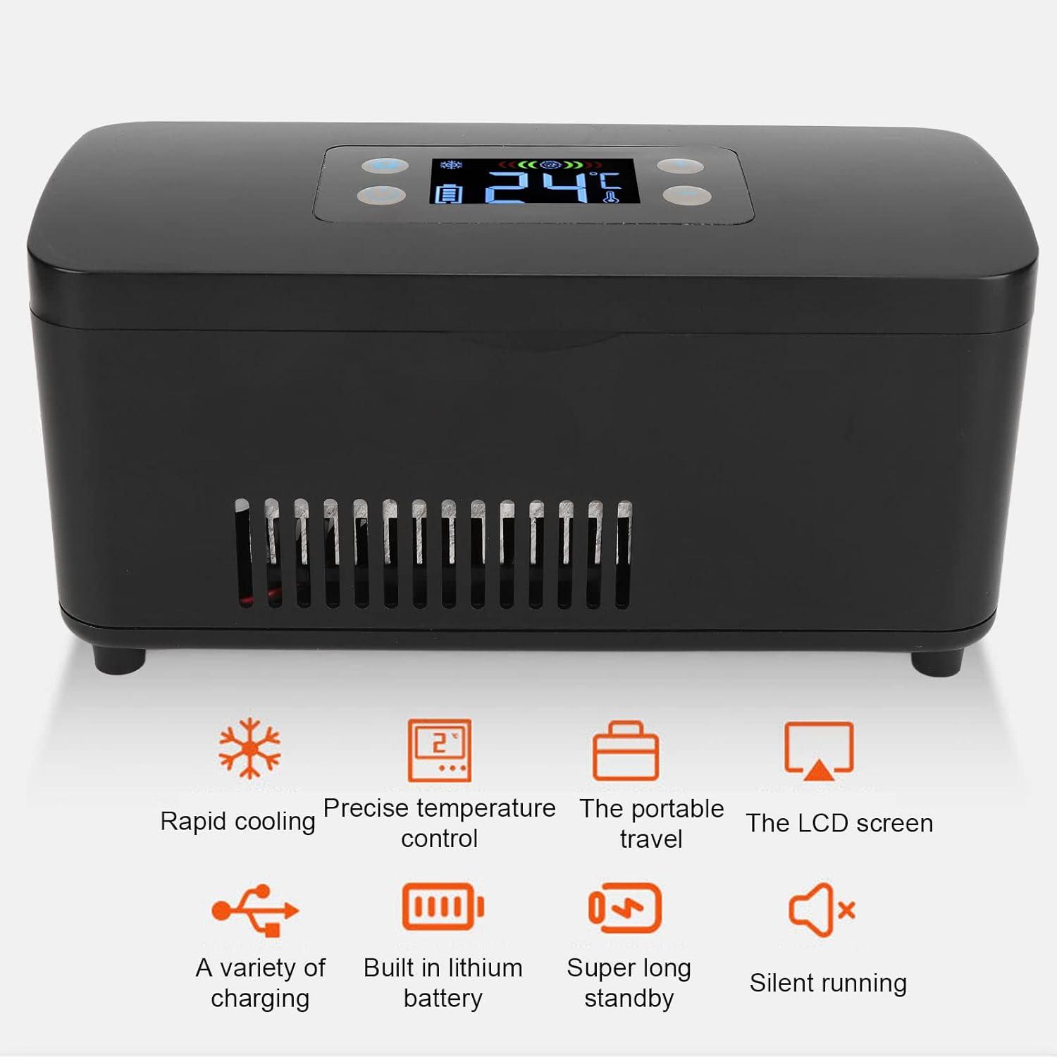 Electric Insulin Cooler Box - Holds 3 Pens - Big Screen Display - Ideal ...