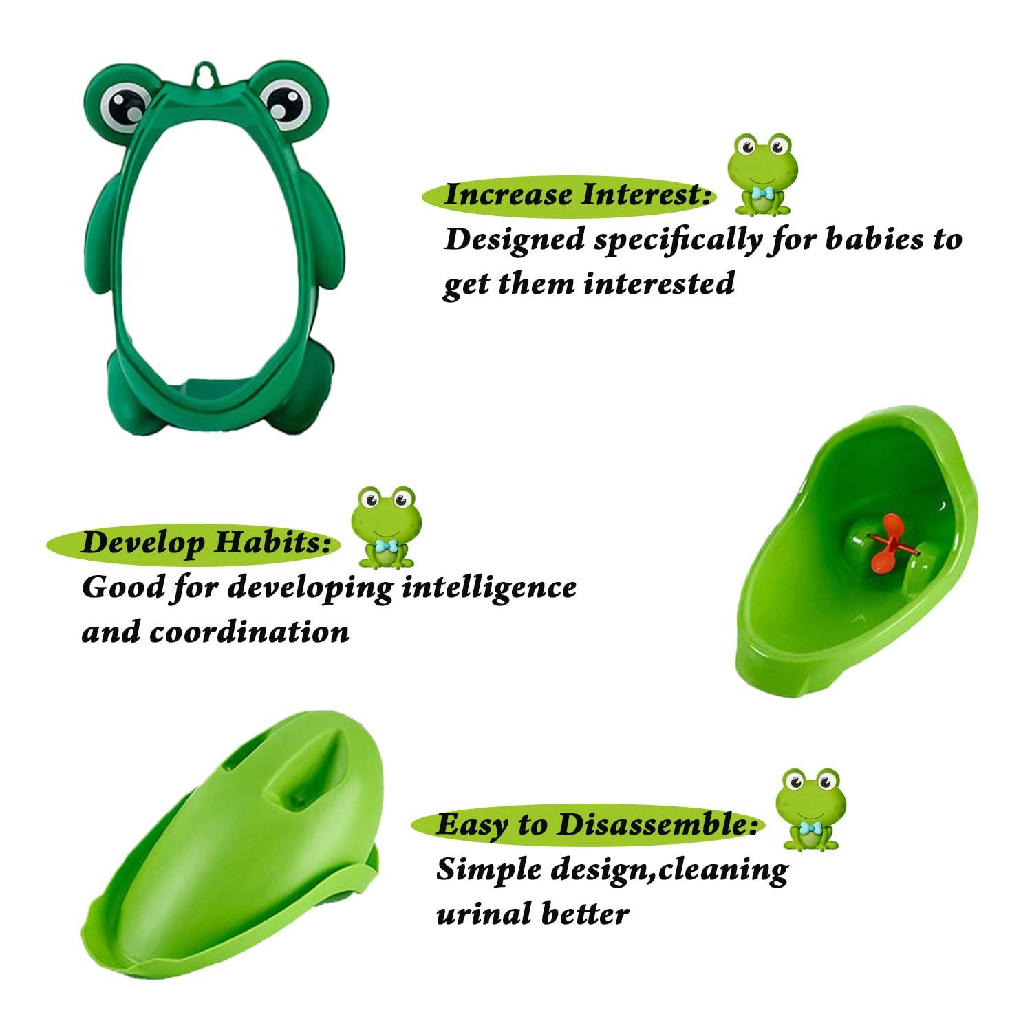 Frog Pee Training Cute Potty Training Urinal for Boys with Funny Aiming ...