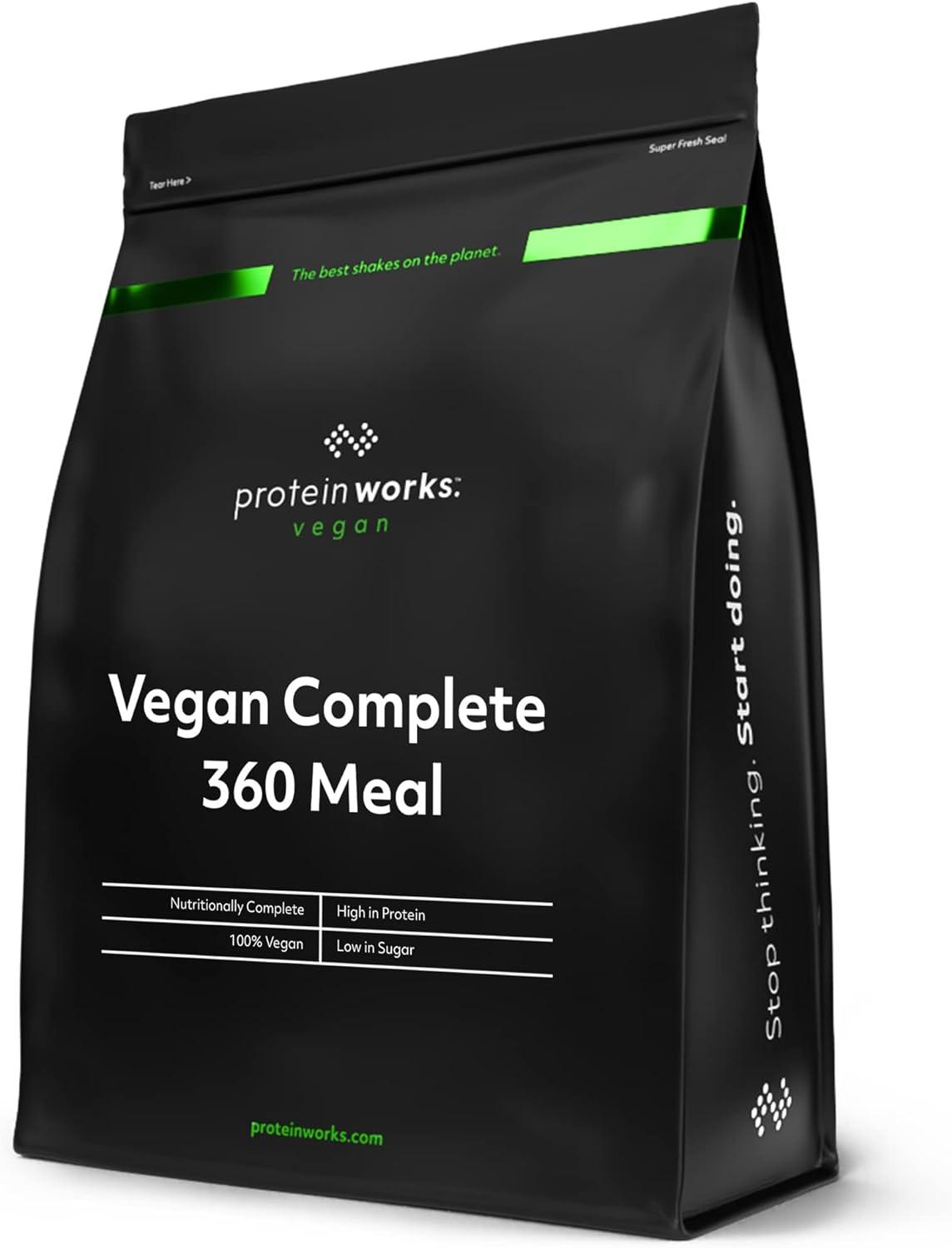 Vegan Complete 360 Meal - Protein Works | Vegan Meal Replacement Shake | 10 Servings ...
