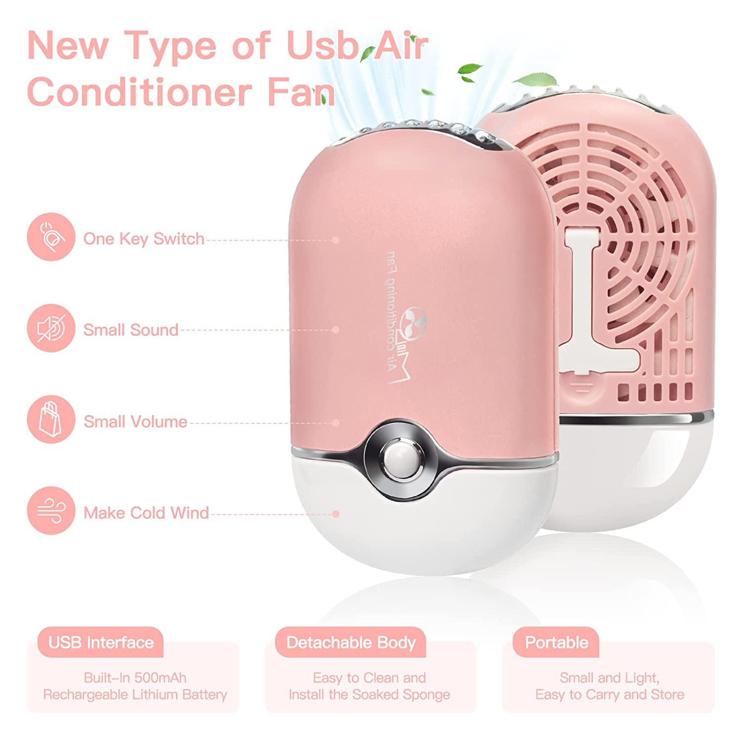 Rechargeable Handheld Mini Fan Lash Dryer for Eyelash Extensions - Pink ...