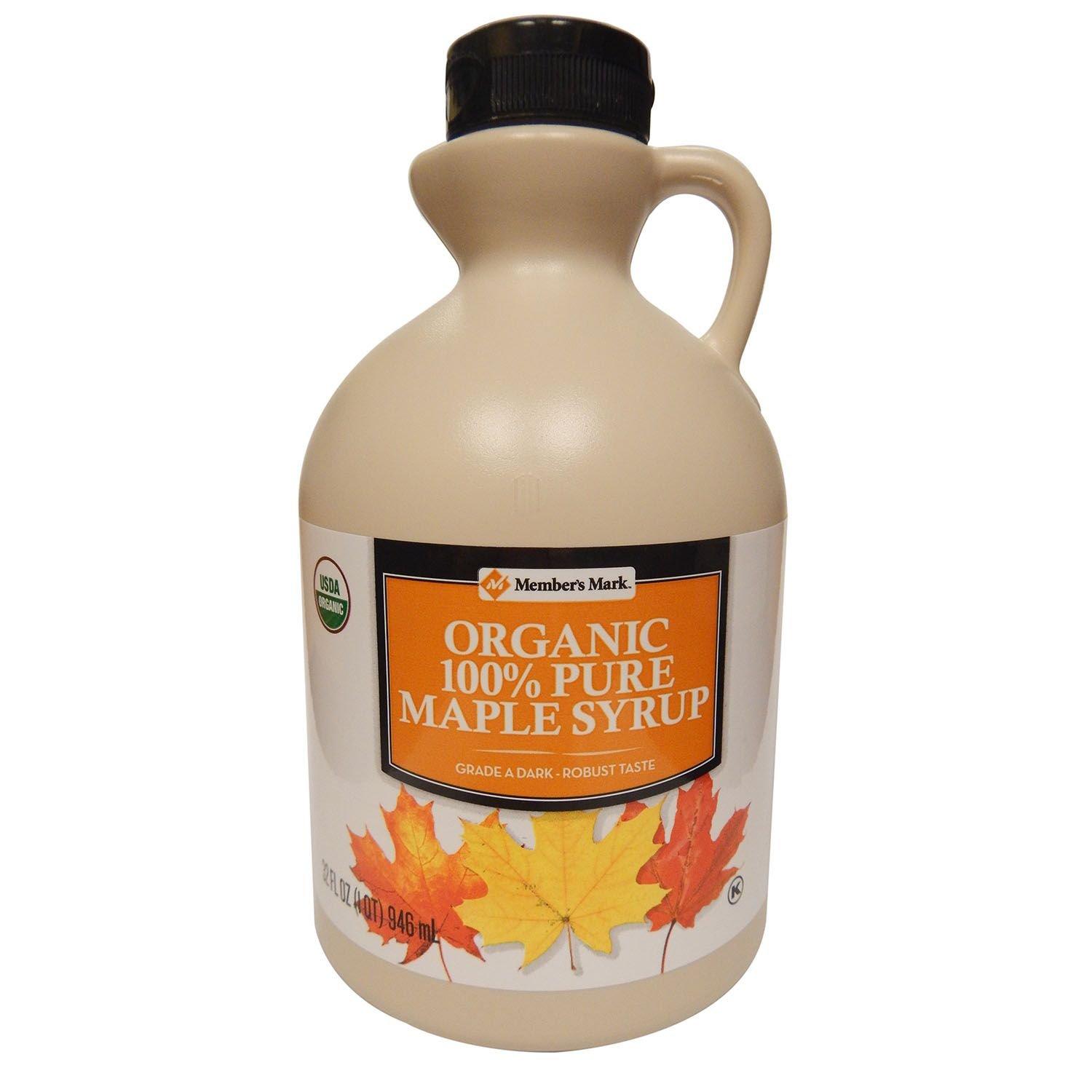 Member's Mark Organic Maple Syrup 32oz - Pure & Natural Sweetener | Buy ...