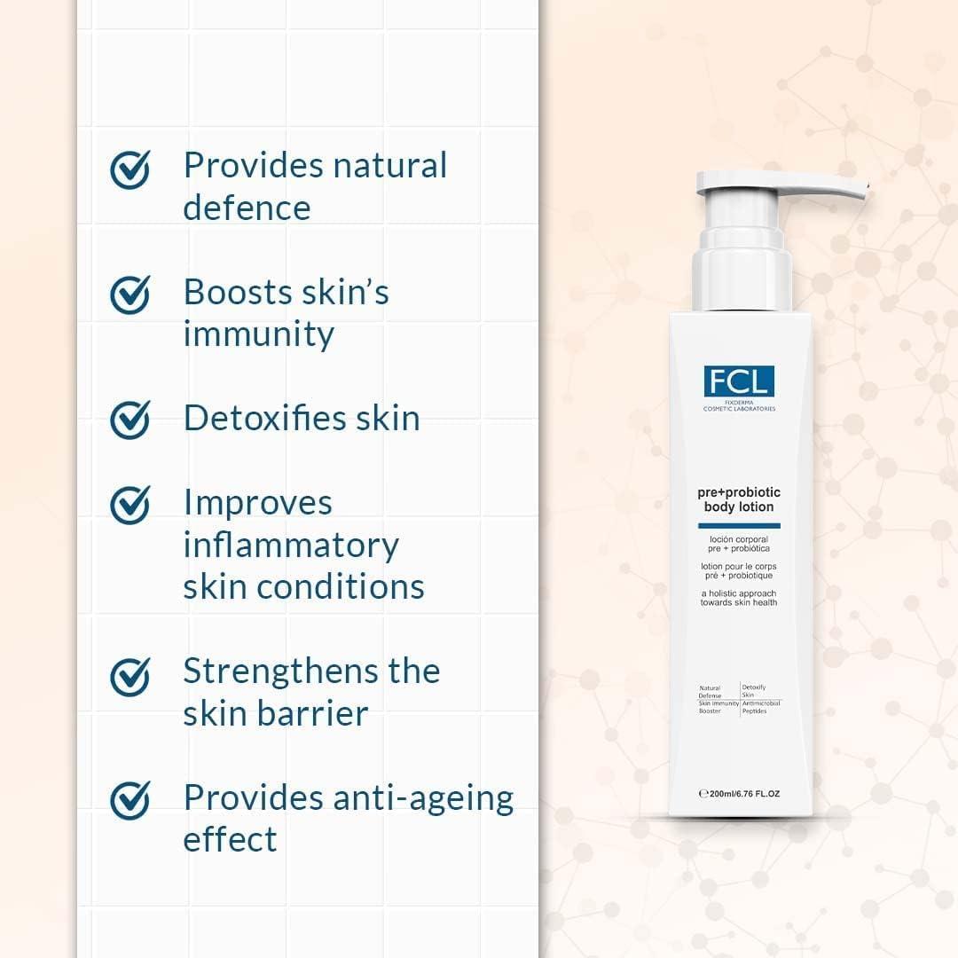 SPEC Pre+Probiotic Body Lotion 200ml - Hydrating Formula for Dry, Flaky ...