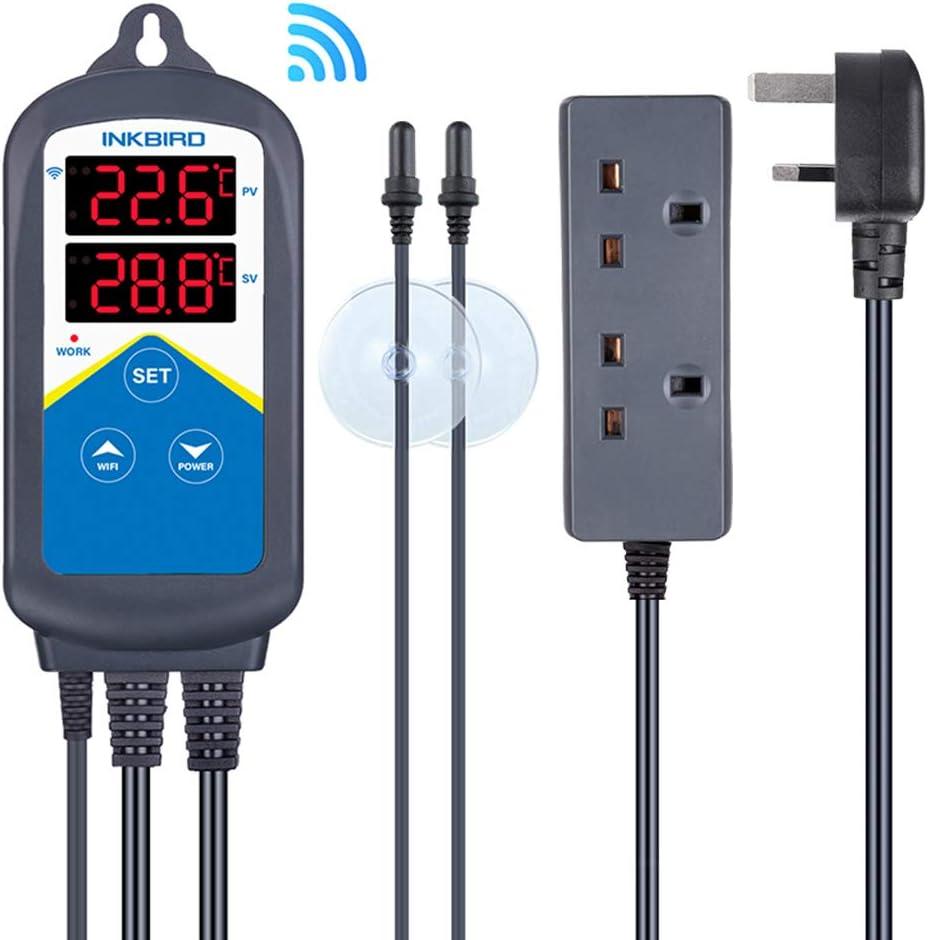 Inkbird ITC-306A-WiFi Aquarium Temperature Controller for Marine Tank ...