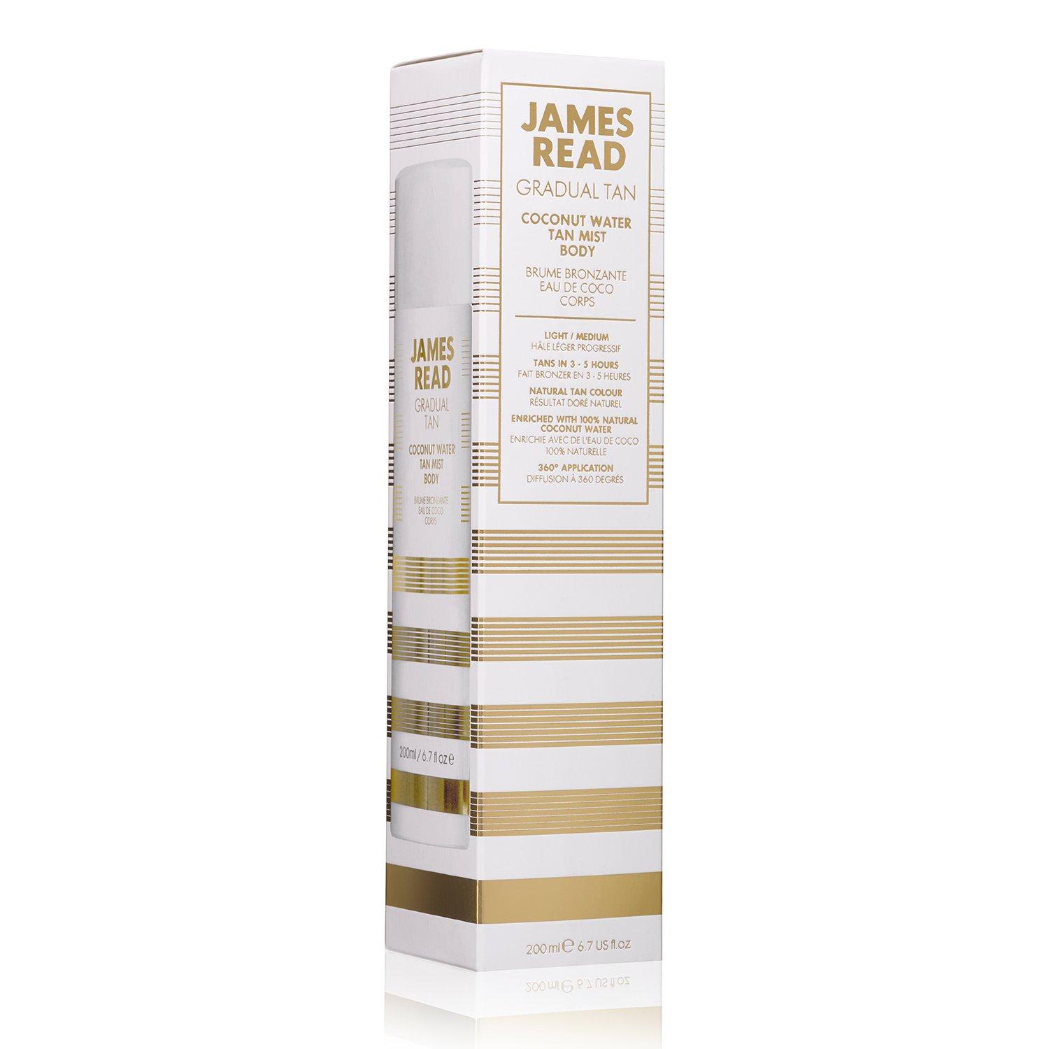 James Read Tan Coconut Water Tan Mist Body 200mg - Hydrating Self ...