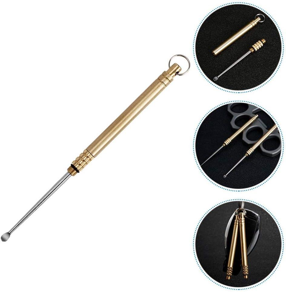 Titanium Alloy Ear Digger Kit - Ear Wax Removal Tool with Keychain ...