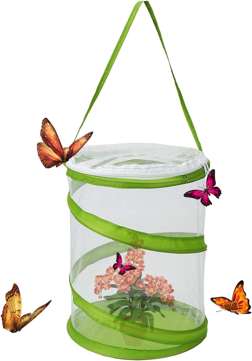 Butterfly Net Habitat Clear Butterfly Enclosures Mini Mesh Cage ...