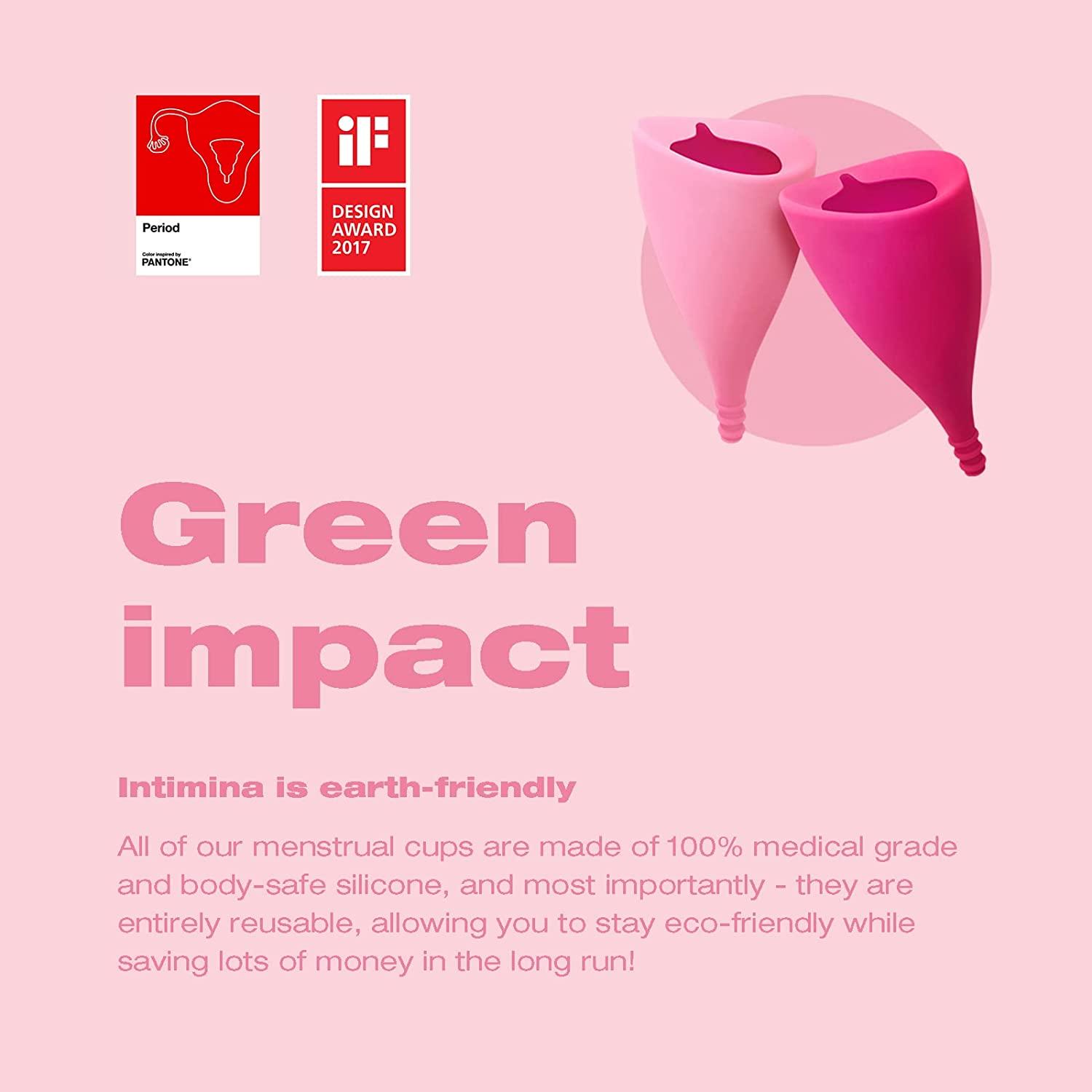 Intimina Lily Cup Size A - Thin Menstrual Cup | Up to 8 Hours Use ...