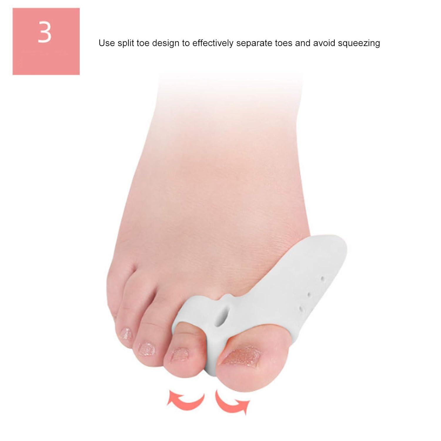 10 Pairs Hallux Valgus Toe Separators - Bunions Protector & Corrector ...
