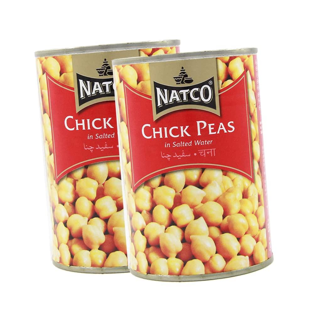 Natco Chick Peas | 400G | Chickpeas in Salted Water |Kala Chana |High ...